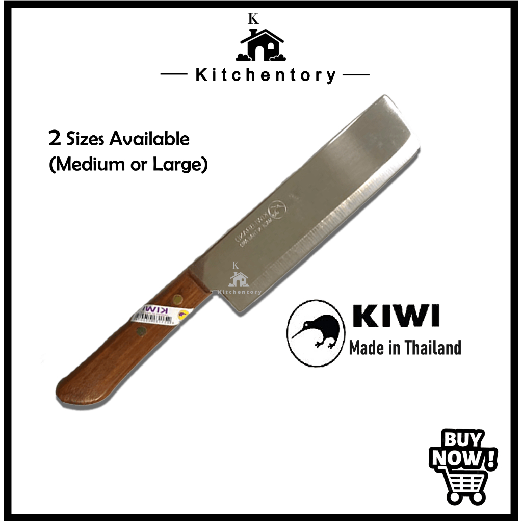 100% Original THAILAND Kiwi Chef Knife with Wooden Handle-Kiwi Knife ...