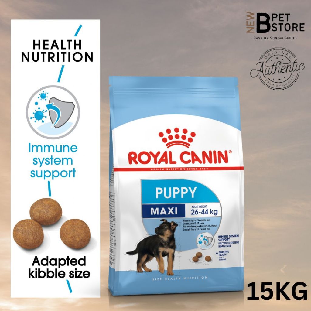 RC Royal Canin Maxi Puppy (15kg) Premium Dry Dog Food Makanan Anak ...