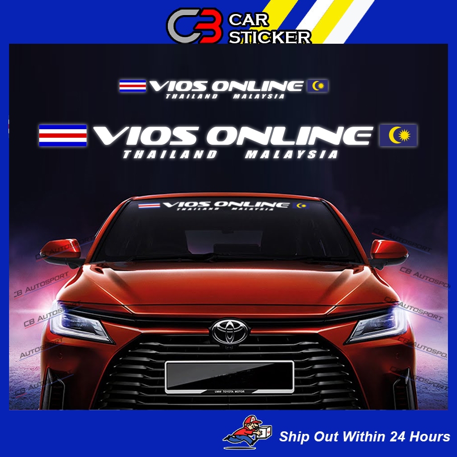 Vios online thailand malaysia toyota car sticker / cs096 | Shopee Malaysia