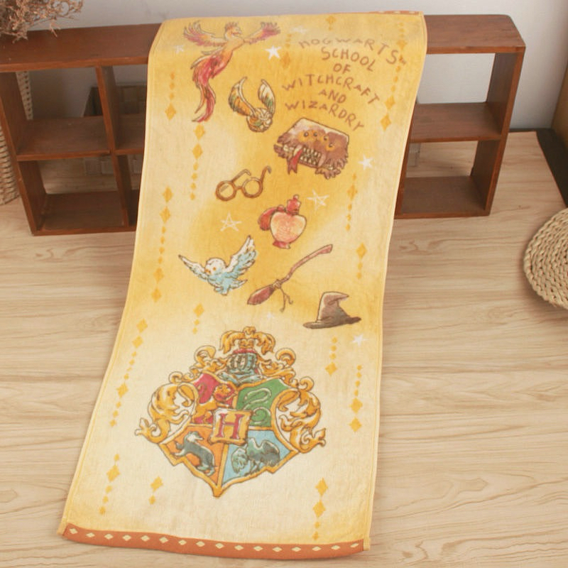 Harry Potter HOGWARTS school of witchcraft & wizardry Face Towel Tuala ...