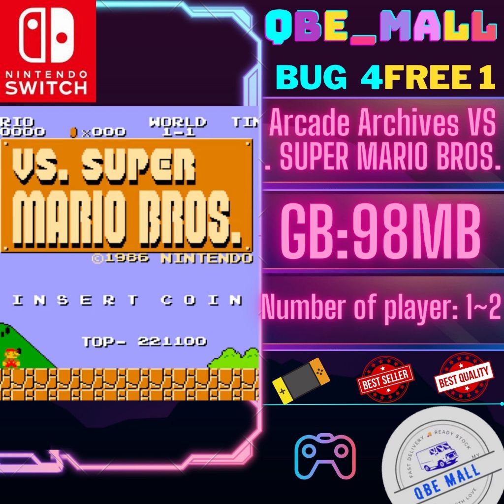 Arcade Archives VS. SUPER MARIO BROS.VS. 超级马里奥兄弟(Nintendo switch ...