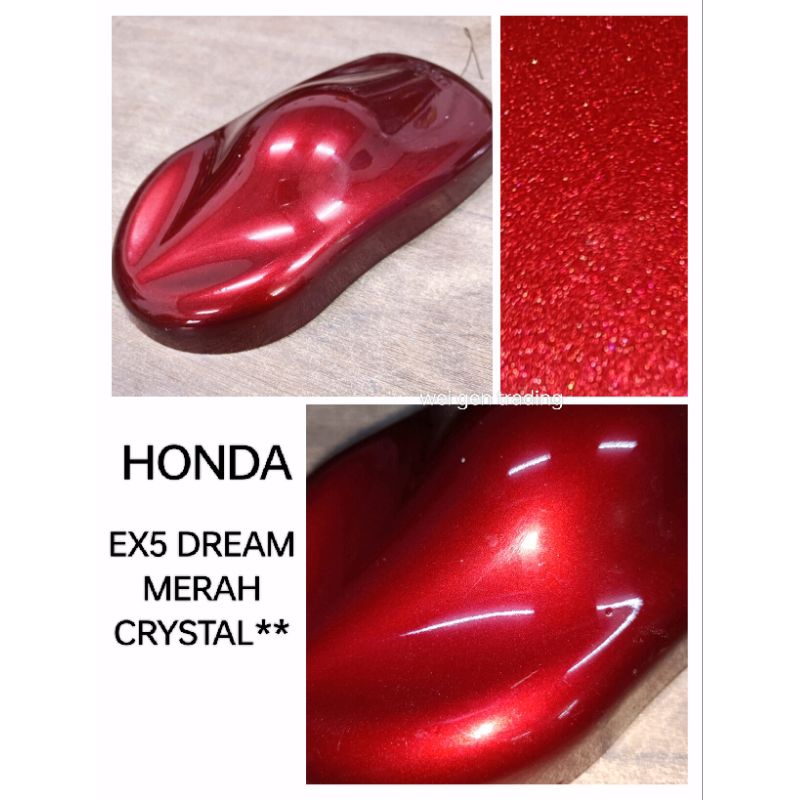HONDA EX5 MOTOR RED ** ( 2K CAR PAINT WITH HIGH TEMPERATURE ) | Shopee ...
