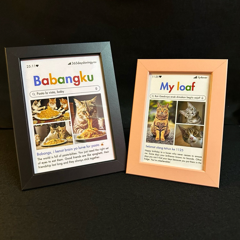 Part 3/3🔥 Free 4 2R photo 🔥 Custom Gift Frame Gambar | Customize 4R 5R ...