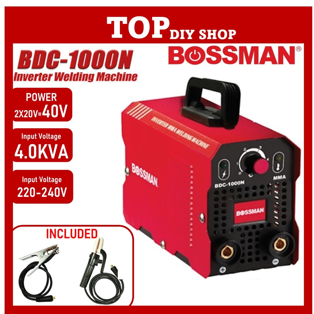 Bossman MMA Inverter Welding Machine BDC1000N mesin welding | Shopee ...