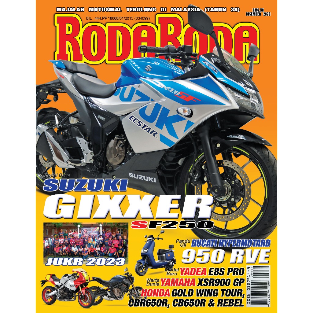 Majalah Roda Roda Bilangan 444 Disember 2023 (RodaRoda) | Shopee Malaysia
