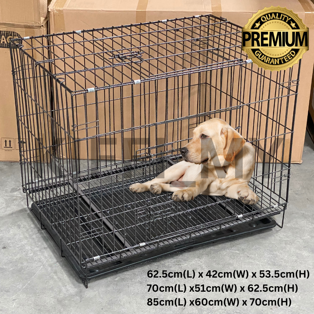 PREMIUM 2 DOOR Cat Cage DOG CAGE ANJING PET CAGE / Sangkar Kucing metal ...