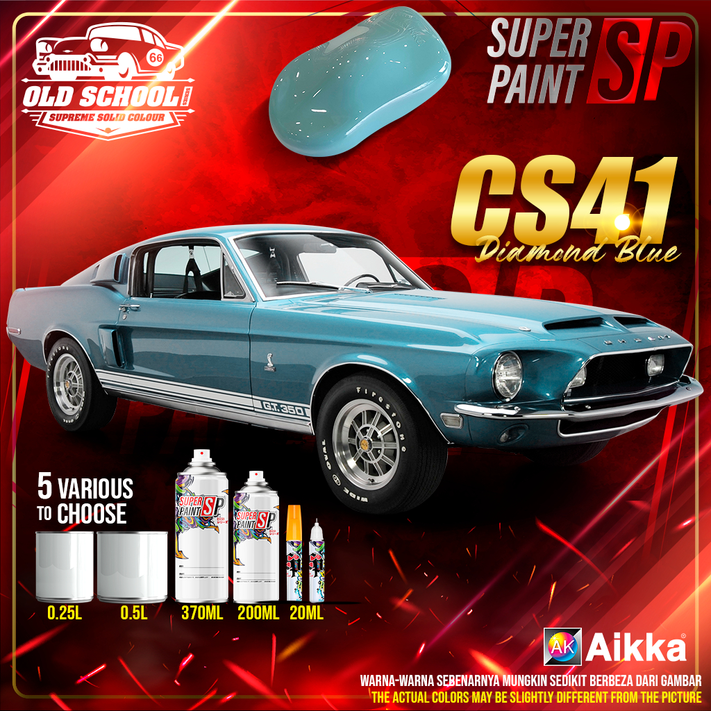 AIKKA CS41 Diamond Blue | Supreme Solid Colour | Automotive 2K Car ...