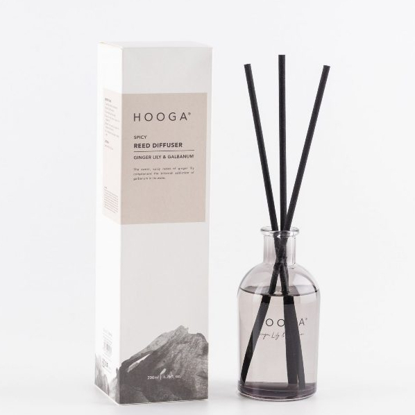 HOOGA Earth/Black Reed Diffuser with Stick 200ml | Shopee Malaysia