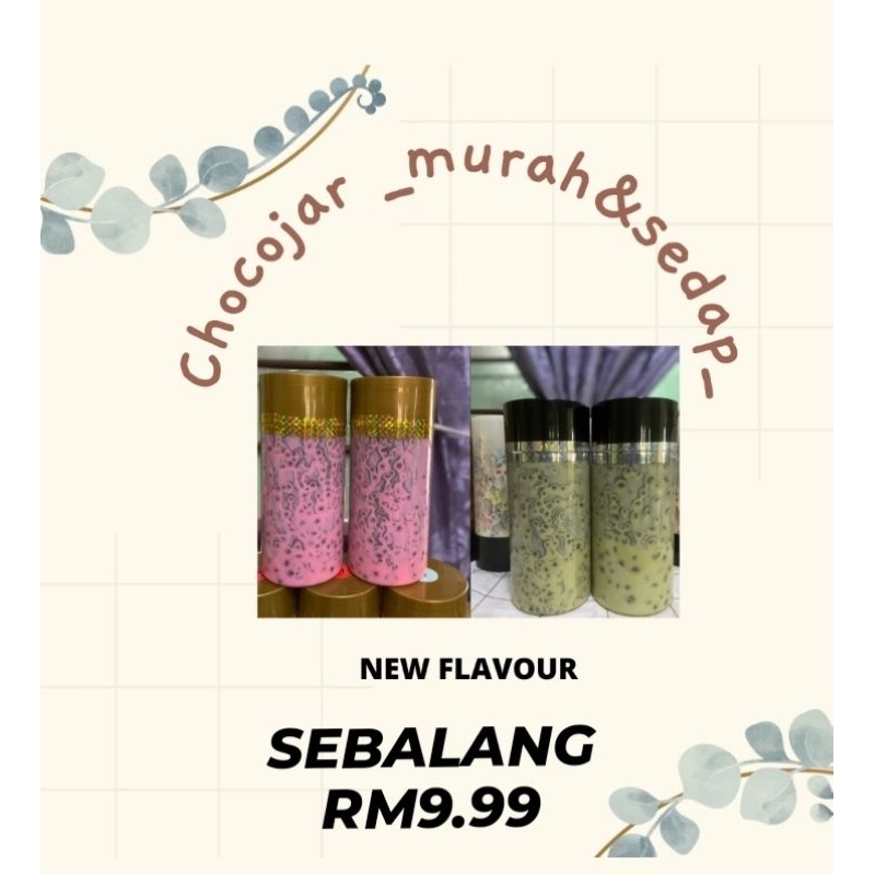CHOCOJAR MURAH/SEDAP (600ML) STRAWBERRY & MATCHA | Shopee Malaysia