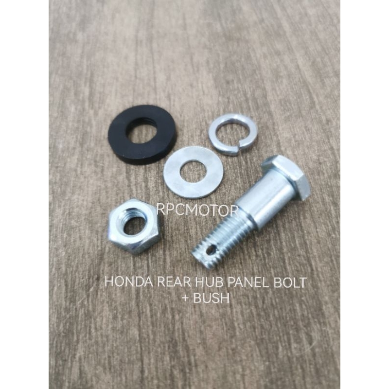 HONDA C70 EX5 W125 REAR HUB PANEL BRAKE SCREW BUSH | Shopee Malaysia
