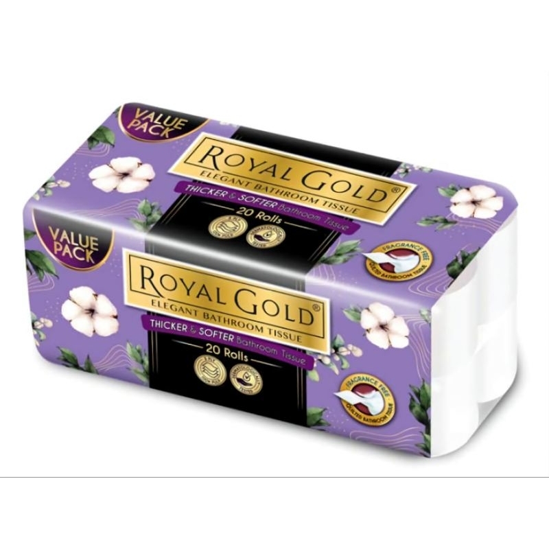 Royal Gold Elegant Bathroom Tissue 20 rolls | Shopee Malaysia