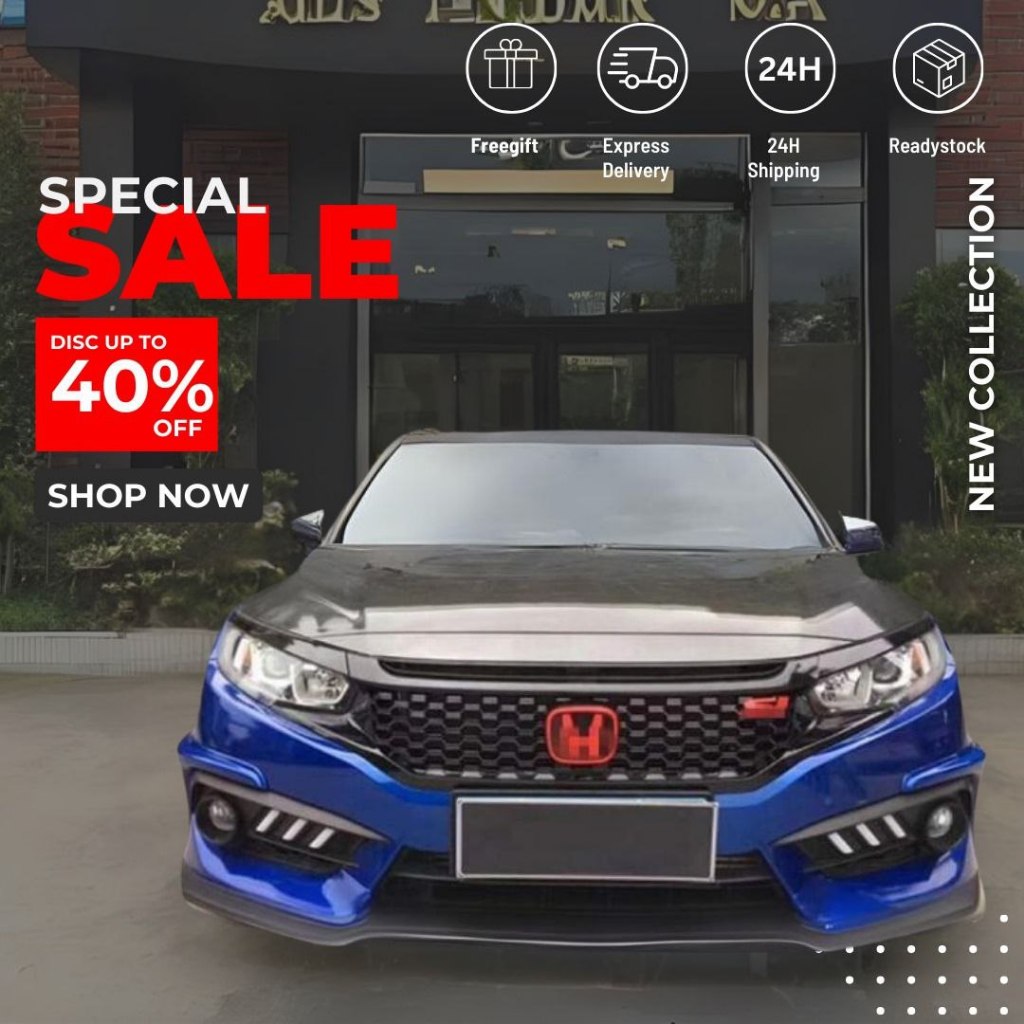 #ORIGINAL #READYSTOCK CIVIC FC SI FRONT GRILLE GROSS BLACK THAILAND ...