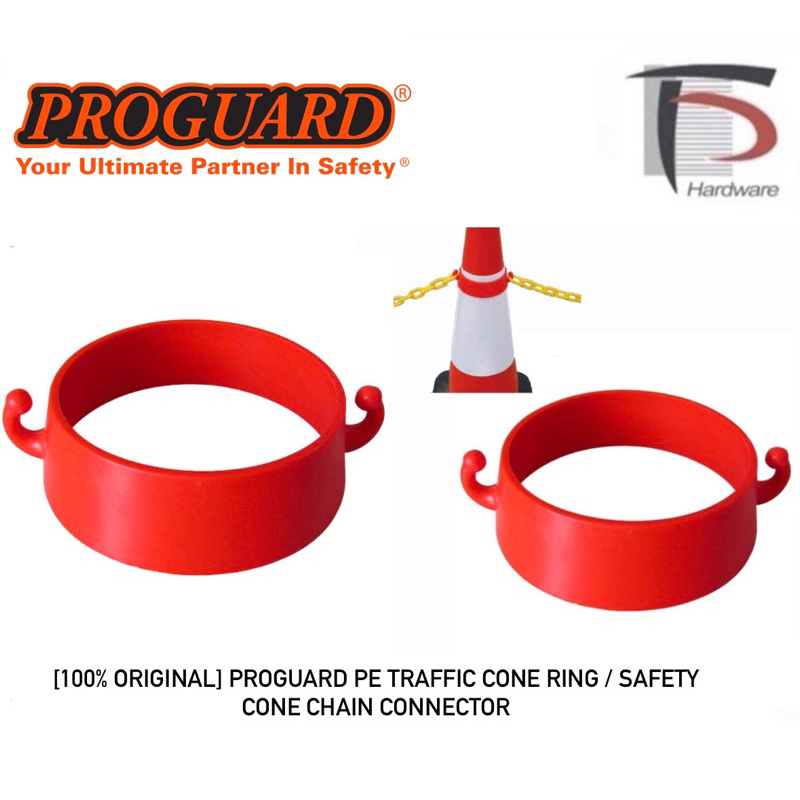 [100% ORIGINAL] PROGUARD PE TRAFFIC CONE RING / SAFETY CONE CHAIN ...