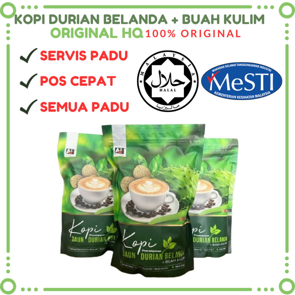 [POS LAJU + ADA FREEGIFT] KOPI DURIAN BELANDA KOPI KULIM ORIGINAL ...