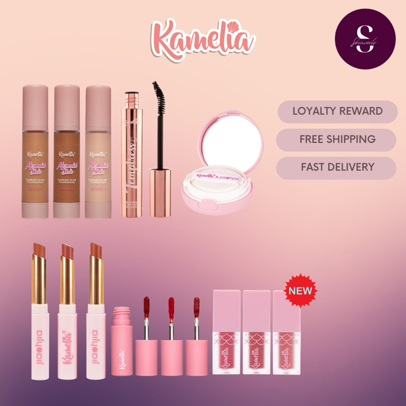 [READY STOCK] Kamelia Cosmetics Mini Foundation / Lip Gloss / Lip Tint ...