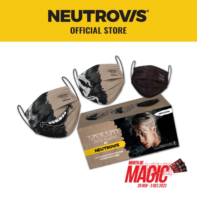 Neutrovis 4-Ply Premium Medical Face Mask 30s - Neutrovis x Magicman ...