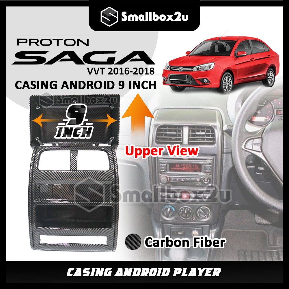 Carbon Fiber - proton saga vvt MC1 2016-2018 casing android player 9 ...