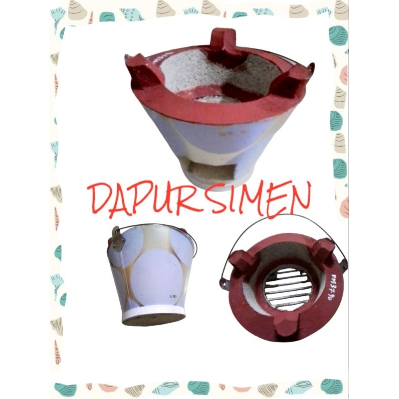 DAPUR TIMBA DAPUR ARANG MUDAHALIH CARCOAL STOVE DAPUR SIMEN SIZE 28CM ...