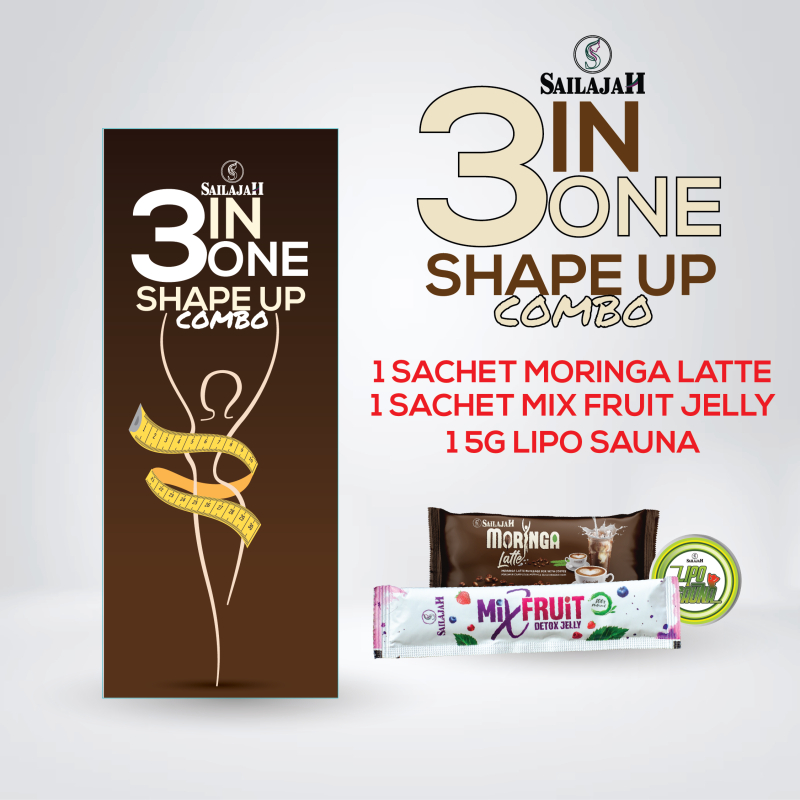Sailajah 3 In One Shape Up Combo (Trial Slimming Set) | Shopee Malaysia
