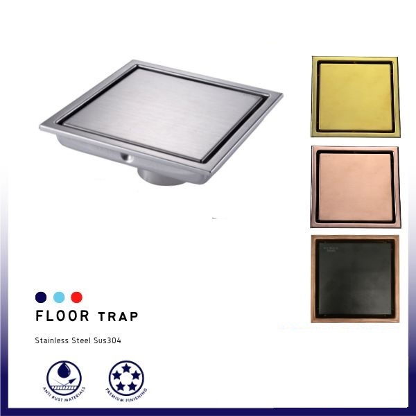BATHROOM FITTINGS STAINLESS STEEL SUS 304TILES INSERT FLOOR DRAIN FLOOR ...