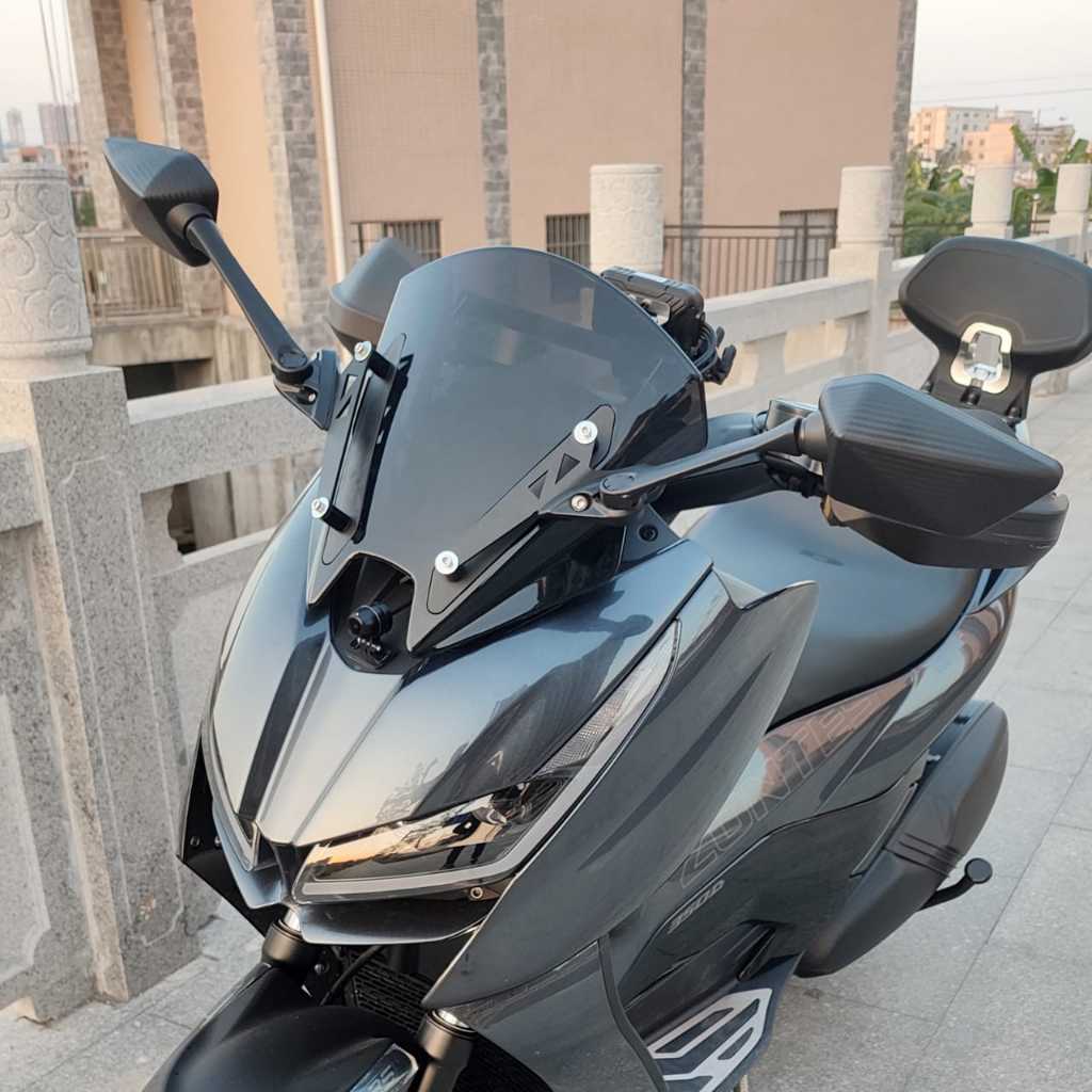 Zontes 350E Side Mirror Extension Set Better Position Side Mirror And ...