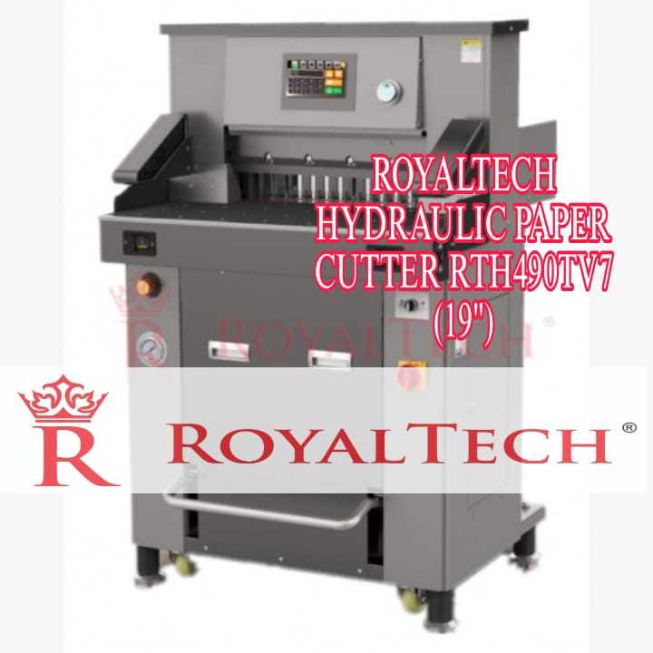 ROYALTECH Hydraulic Program-Control Paper Cutter - RTH490TV7 | Shopee ...