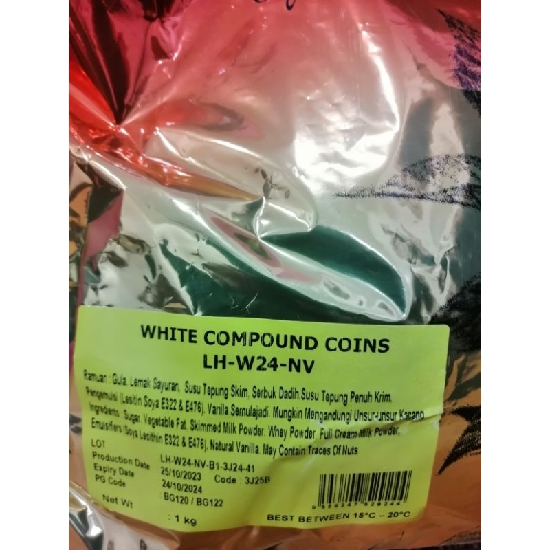 berlys chocolate (white compound coins) | Shopee Malaysia