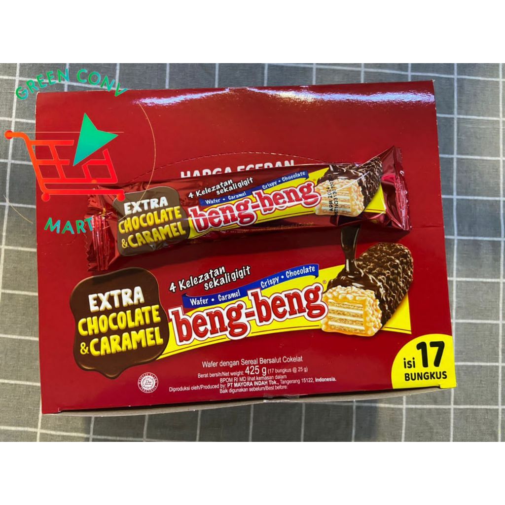 Beng Beng Wafer Caremal Crispy Chocolate (1box = 17pcs) | Shopee Malaysia
