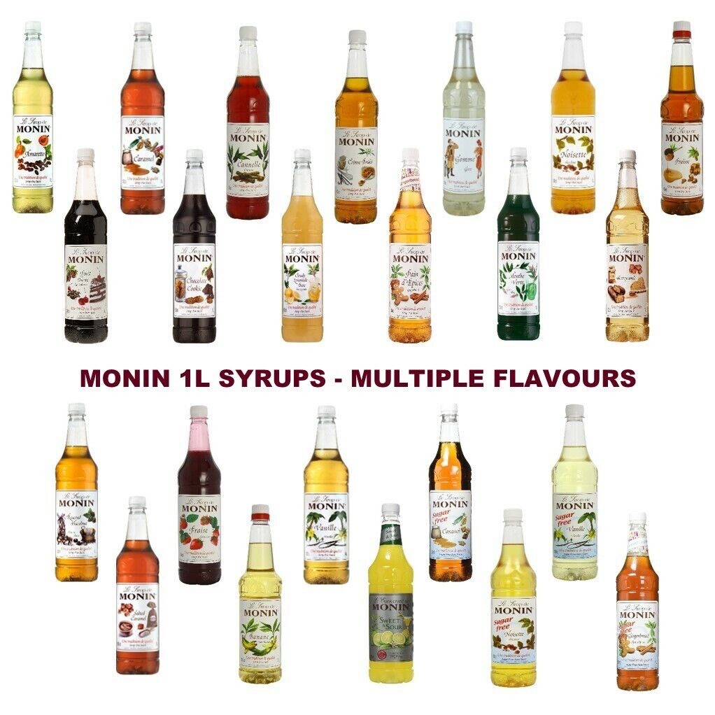Monin Syrup 1L PET Bottle | Shopee Malaysia