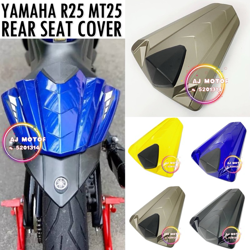 YAMAHA R25 MT25 V1 V2 V3 SINGLE SEAT COVER DUDUK CAP SIT BELAKANG BODY ...