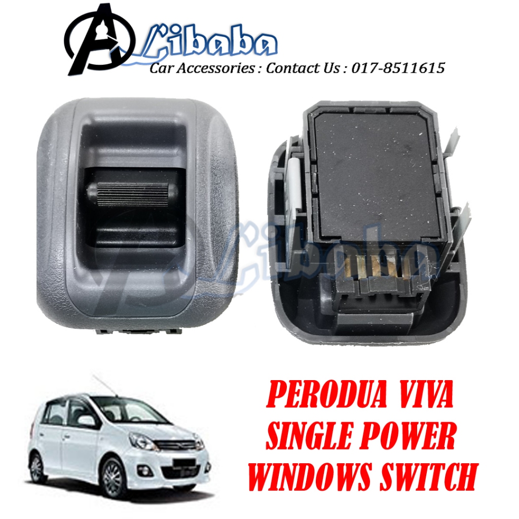Perodua ViVA Single Power Window Sub Switch Up Down 5 Pin Switch ...