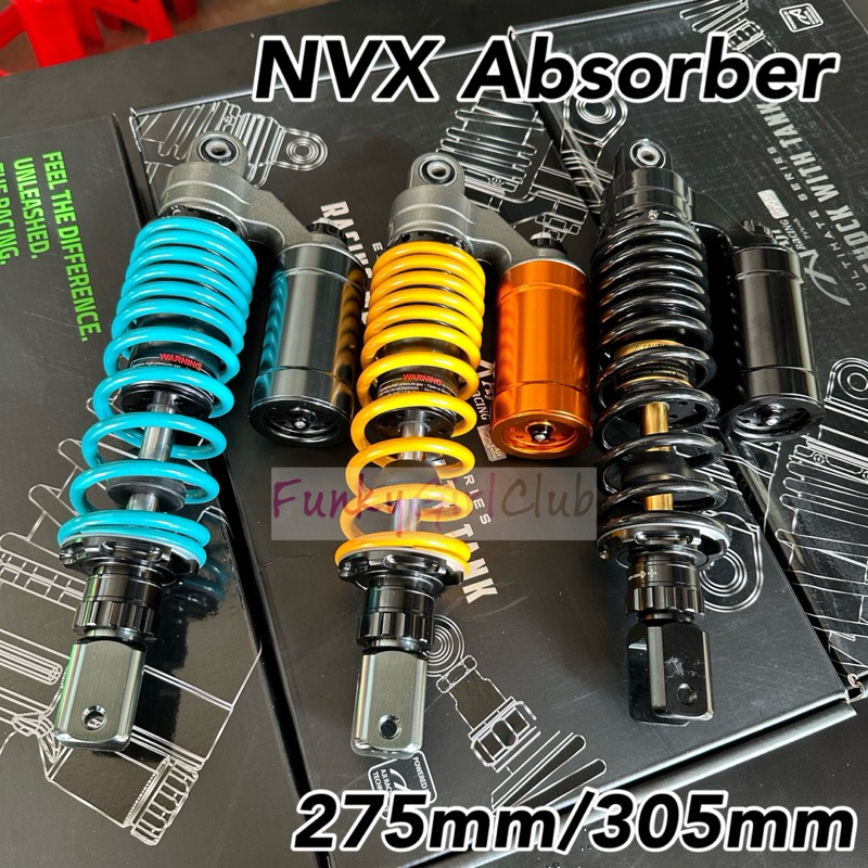 NVX V1 V2 AEROX 275MM 305MM AEROX 155 AJI RACING MONOSHOCK ABSORBER ...