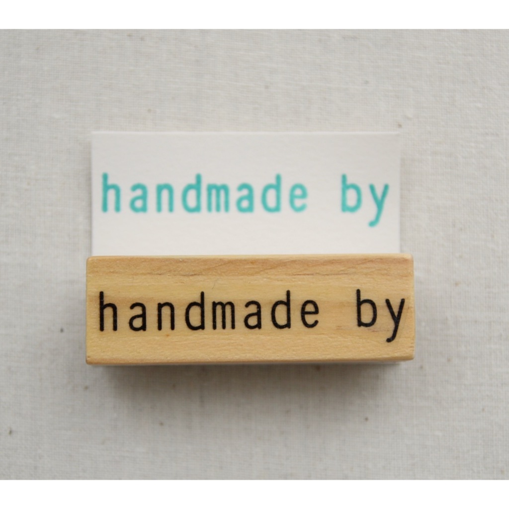 HANDMADE Wooden Rubber Stamp - handmade by | Shopee Malaysia