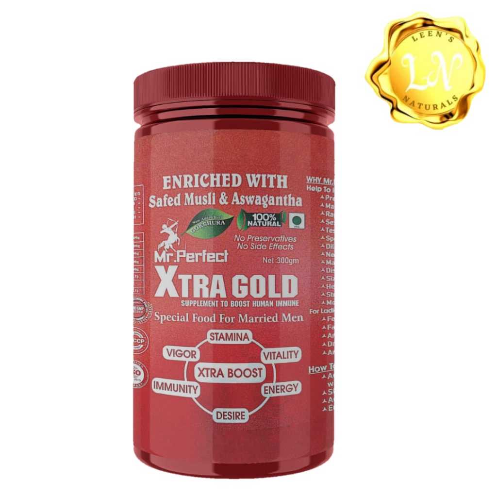 WHO Certified Mr. Perfect Xtra Gold, Natural Power For Men 300g ...