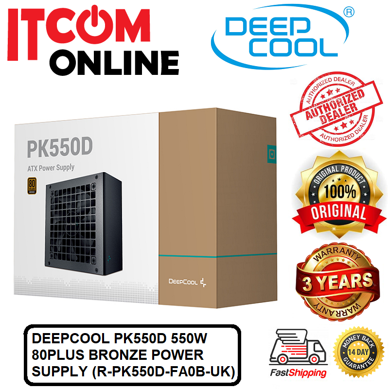 DEEPCOOL PK550D PK650D PK750D 550W 650W 750W 80PLUS BRONZE POWER SUPPLY ...