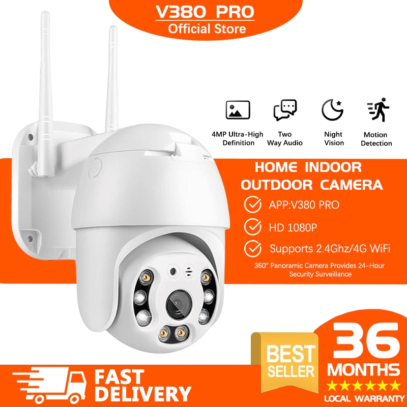 V380 Pro XM Outdoor Pan/Tilt Weatherproof WiFi Wireless Auto Tracking ...
