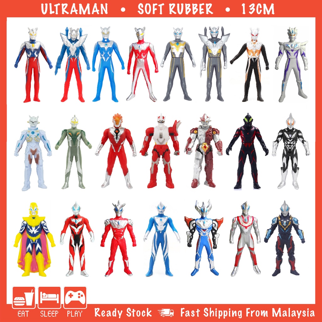 OEM 13cm Ultraman Soft Rubber Ultra Hero Zero Ultimate Belial Atrocious ... OEM 13cm Ultraman Soft Rubber Ultra Hero Zero Ultimate Belial Atrocious ...
