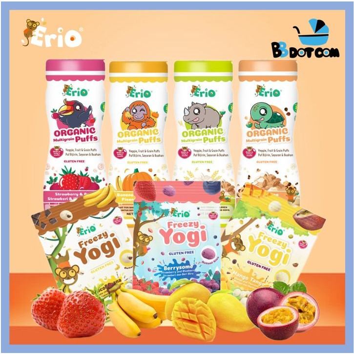 Erio Baby Snack Organic Multigrain Puffs Organic Baby Food / Freezy ...