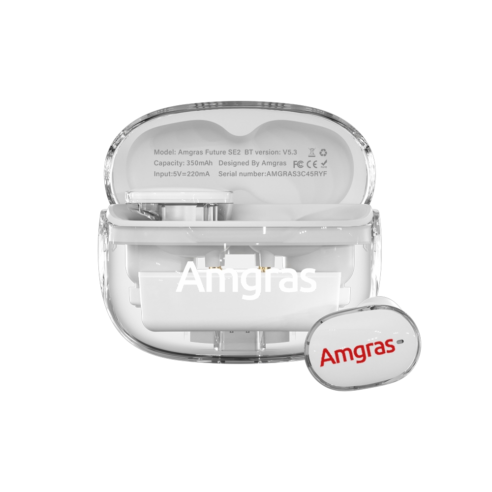 Amgras Future SE2 Transparent Wireless Earbud Gaming ENC Noise ...