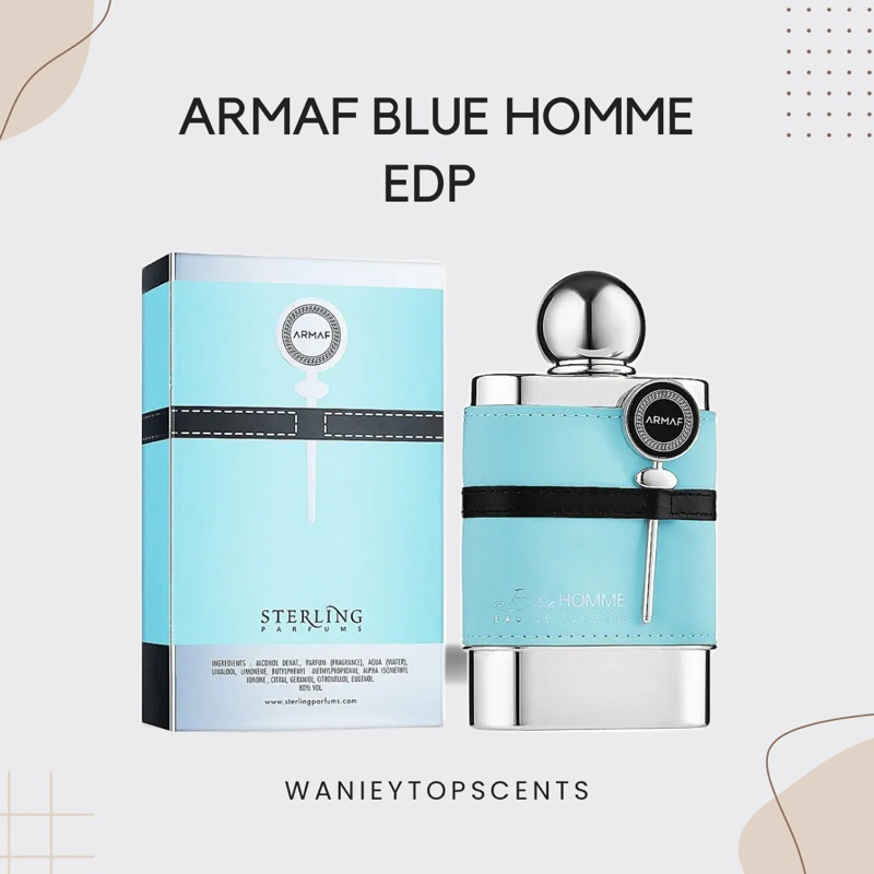 ARMAF BLUE HOMME 100ML EDP | Shopee Malaysia