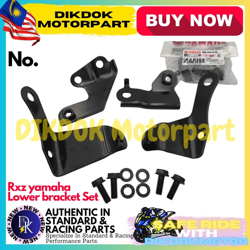 DIKDOK MOTORPART Yamaha Rxz Lower Cowling Bracket Set,Rxz Cover Engine ...