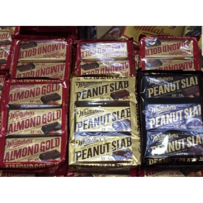 (Ready Stock!!) Whittaker ‘s (Almond/Gold/Peanut/Hazelnut Slab ...
