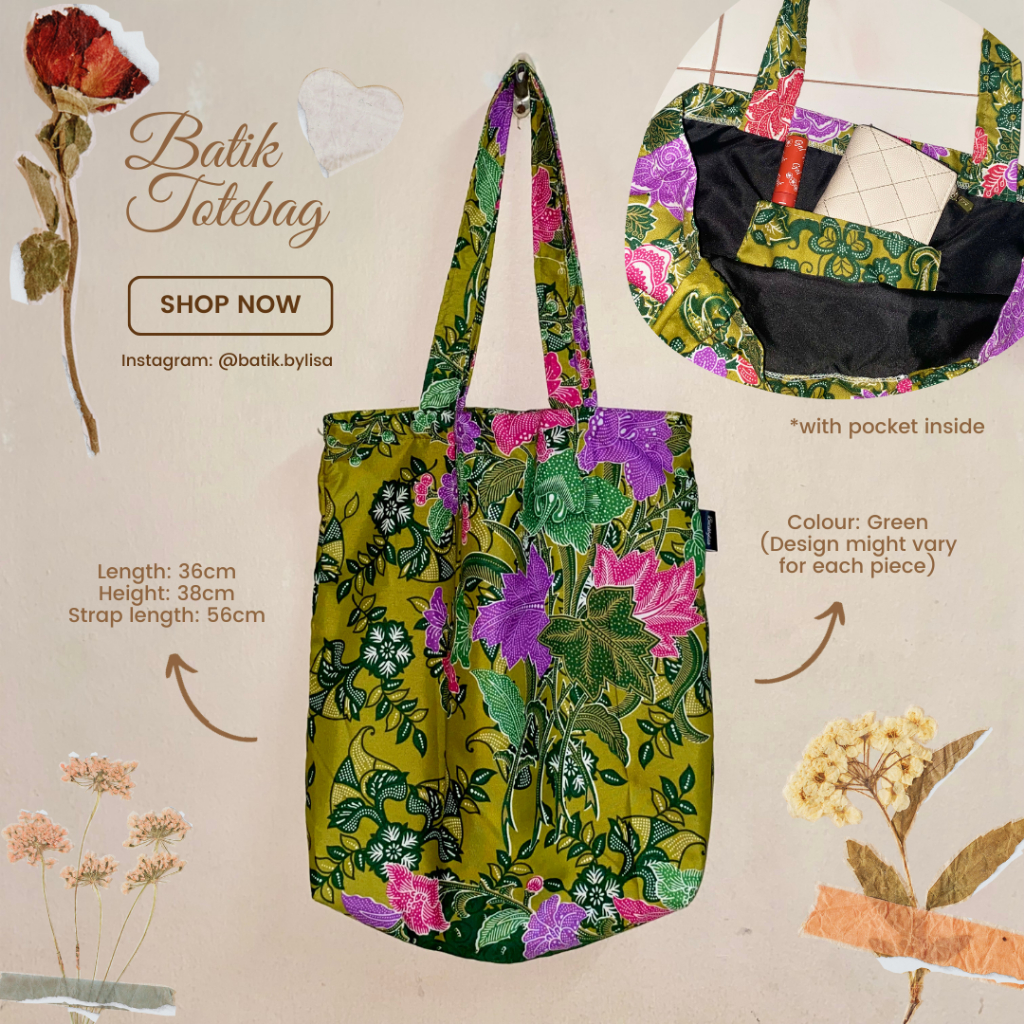 [RESTOCK] HANDMADE Batik Totebag Beg Telekung Murah Viral (Batikbylisa ...