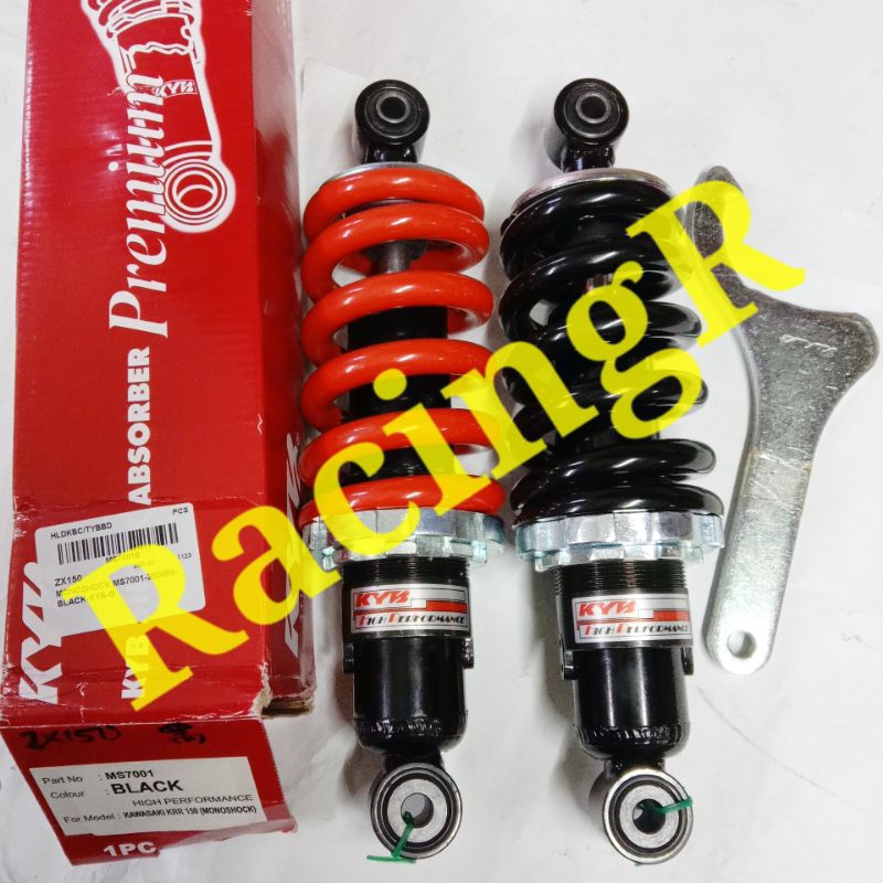KAWASAKI ZX150 NINJA RR KRR150 RR150 MONOSHOCK 260MM 250MM TOKAHI & KYB ...