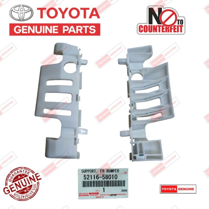 Toyota Original Alphard ANH10 MNH10 Front Bumper Bracket 52115-58010 ...