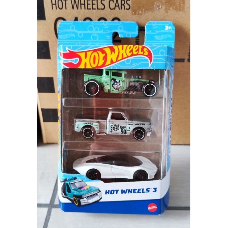 Hot Wheels 3 Pack Multipack Bone Shaker Chevy Mclaren Speedtail 9448