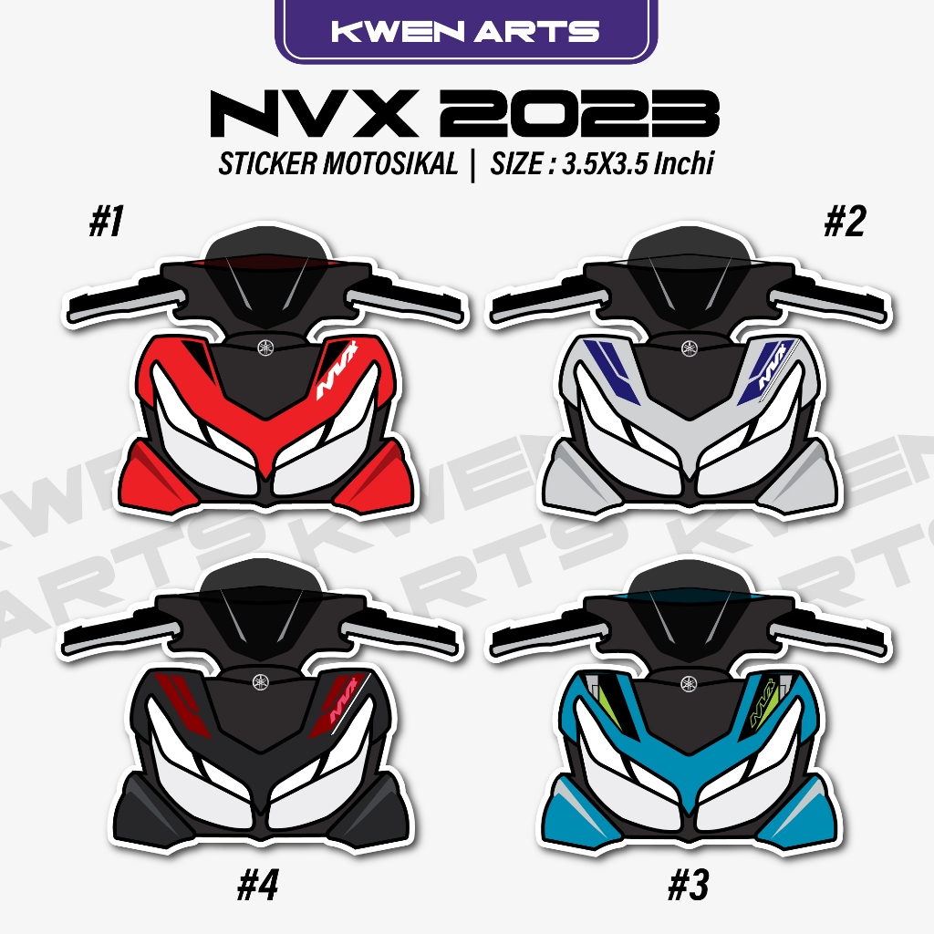 Sticker Yamaha NVX 2023 | Shopee Malaysia