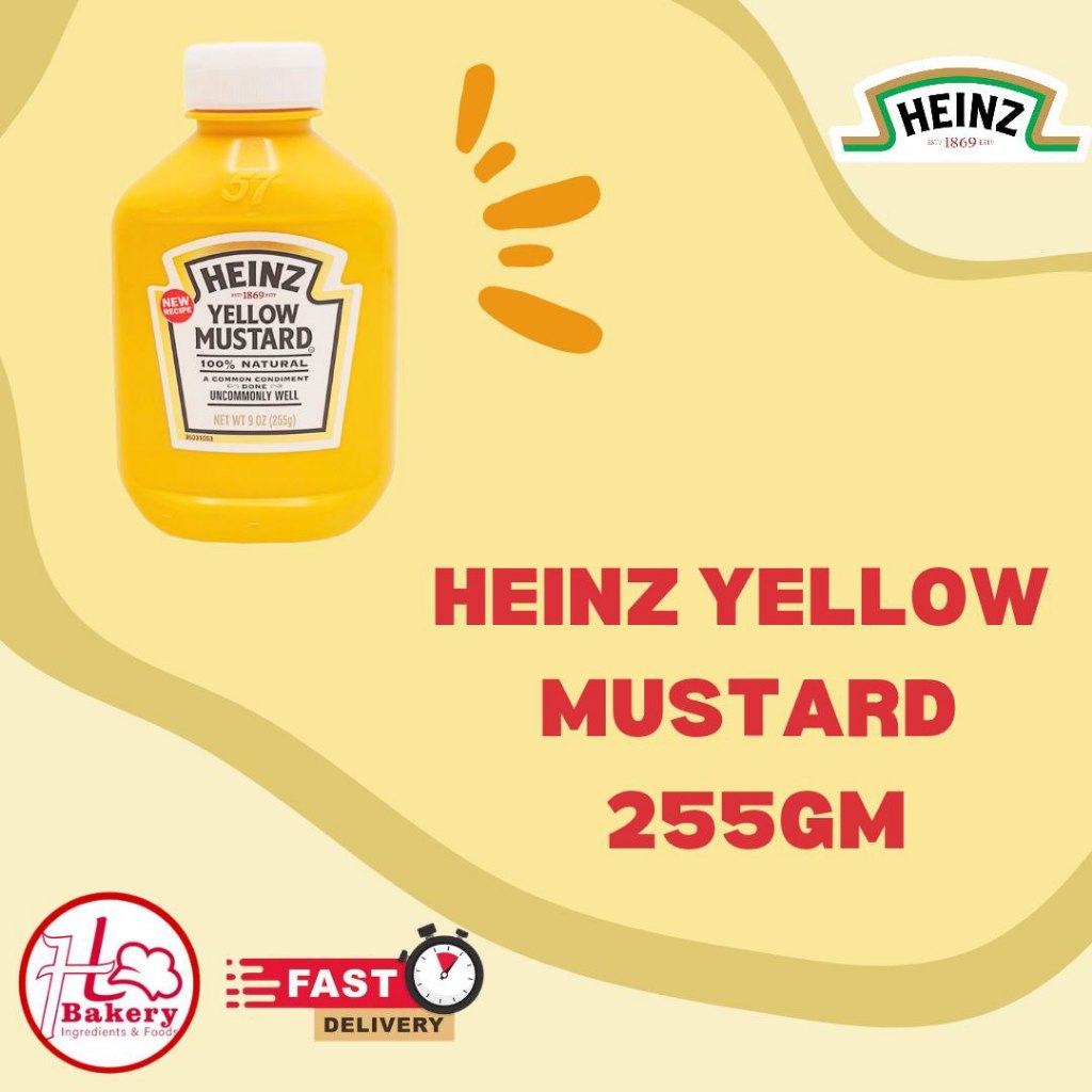 HEINZ YELLOW MUSTARD 225Gm | Shopee Malaysia