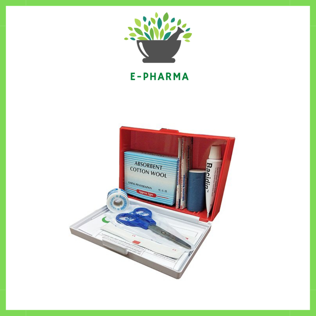 Soon Soon Mini First Aid Kit Box, Peti Cemas Kecemasan Kecil | Shopee ...