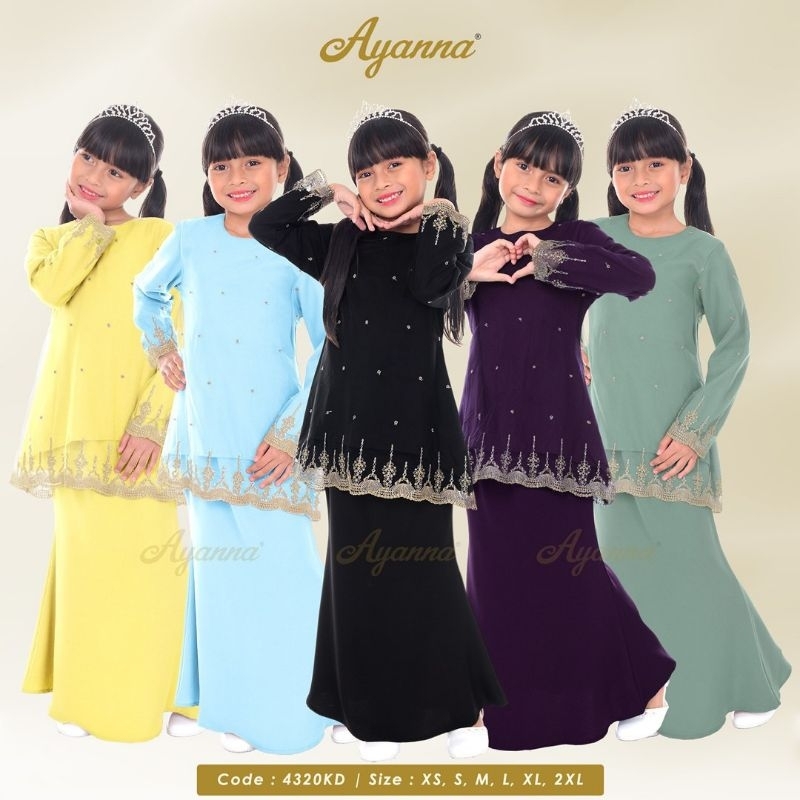 🔥BAJU RAYA 2024🔥(BUDAK) LAURA LACE KURUNG/ BAJU KURUNG BUDAK/ BAJU RAYA ANAK/ KURUNG SEDONDON ...